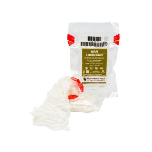 NAR S-Rolled Gauze - North American Rescue® – Promed Medical Company LLC
